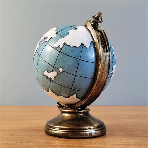 Stationery Storage Box Creative Pen Holder Globe Pen Holder Retro Pen