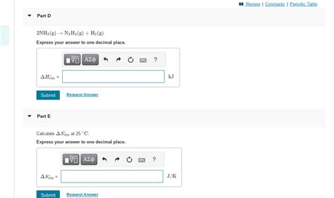 Solved For Each Of The Following Reactions Calculate Chegg