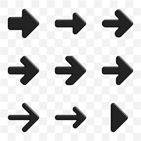 Set Arrow Psd High Quality Free Psd Templates For Download