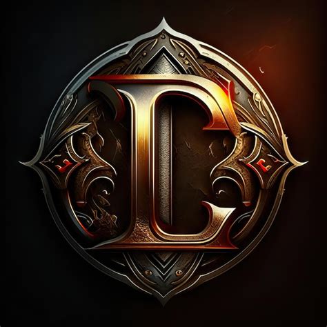 Logotipo De La Letra L De Lujo Foto Premium