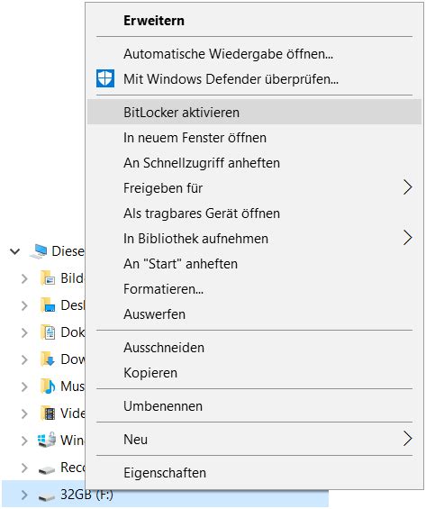 Smartcard Identifizierung für BitLocker To Go Verschlüsselt IT