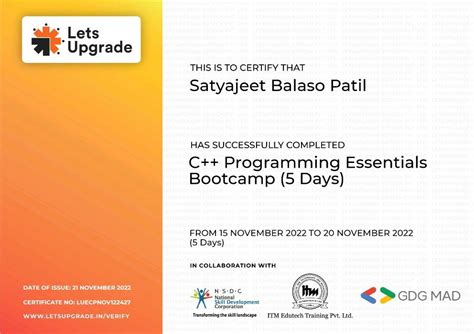 Satyajeet Patil On Linkedin Connections Letsupgrade Bootcamp
