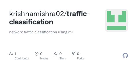 GitHub Krishnamishra02 Traffic Classification Network Traffic
