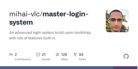 GitHub Mihai Vlc Master Login System An Advanced Login System Build