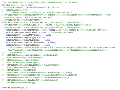Aspnetboilerplate Using Aspnet Boilerplate Without Dependency