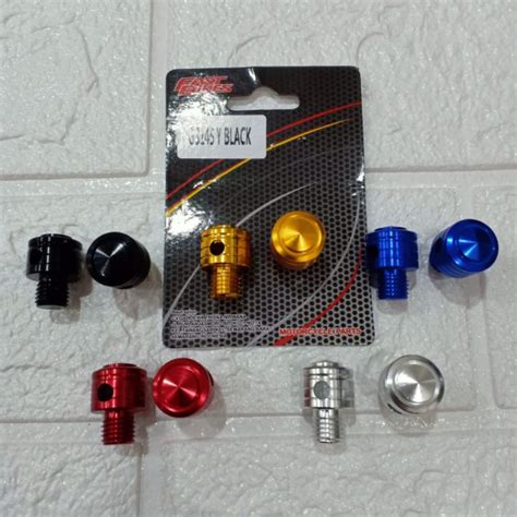 Jual Baut Lubang Spion Baut Tutup Lubang Spion Cnc Premium Bd Ready Yamaha And Honda Shopee