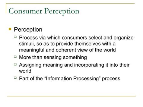 Consumer Perception 05