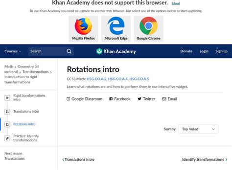 Khan Academy Intro To Rotations Activity For 8th Grade Lesson Planet