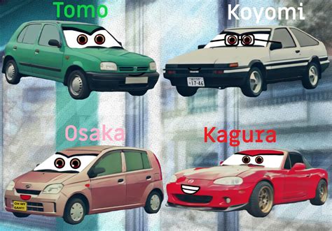 Azumanga As Cars Osaka Koyomi Tomo Kagura By 1995toyotacresta On