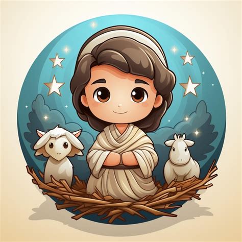 Jesús En El Pesebre De Navidad Foto Gratis