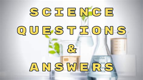 Science Questions Answers WittyChimp