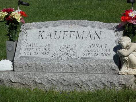 Paul E Kauffman Sr 1913 1987 Find A Grave Memorial