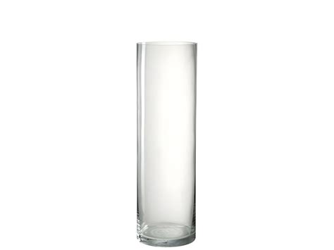 Vase Cylindrique En Verre Transparent X X Cm