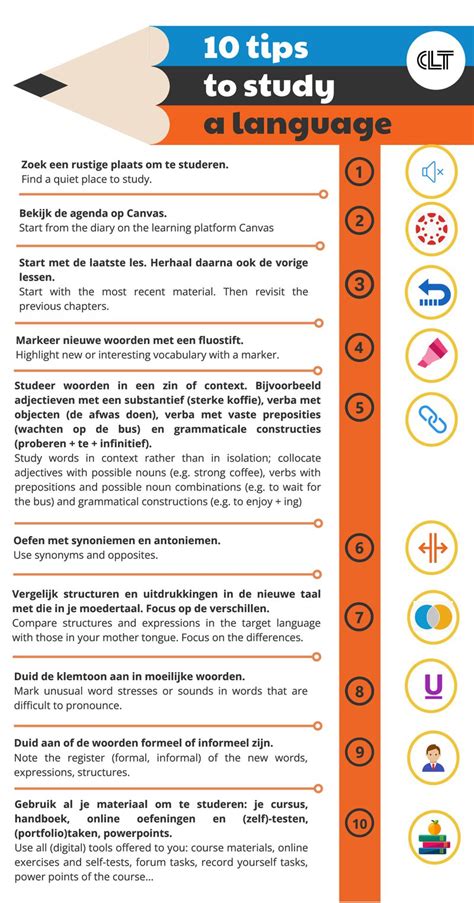 10 Tips To Learn A Language Centrum Voor Levende Talen