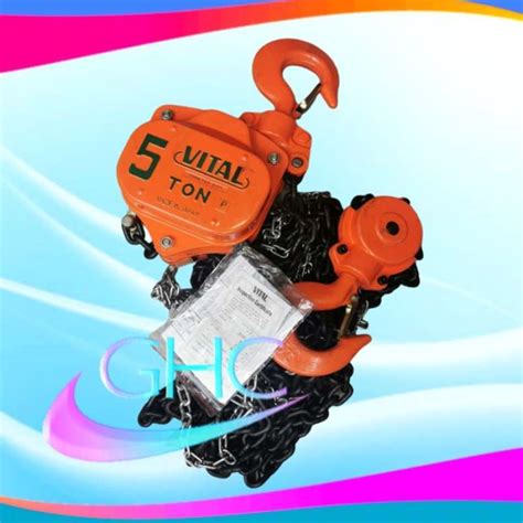 Promo Chain Block 5 Ton × 3 Meter Vital Japan Takel Keteran 5 Ton 3