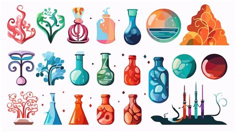 Colorful Flat Vector Icon Elements Illustration Premium Ai Generated