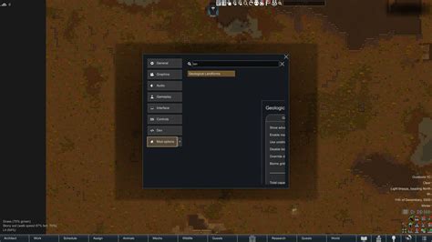 Playing With Geological Landform And I Cant Acces Parameter Rrimworld