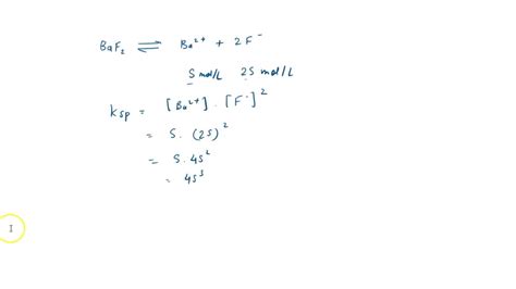 Calculate The Molar Solubility Of Barium Fluoride Baf2 In 44 Off