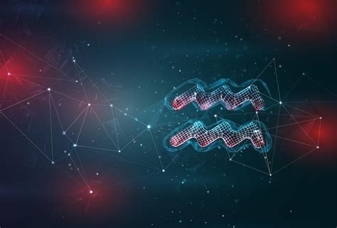 Premium Vector Object On Abstract Gray Blue Background With Red Flashes