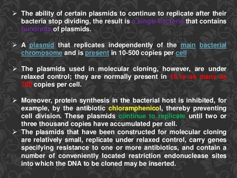 Relaxed Plasmids And Regulation Of Copy Number