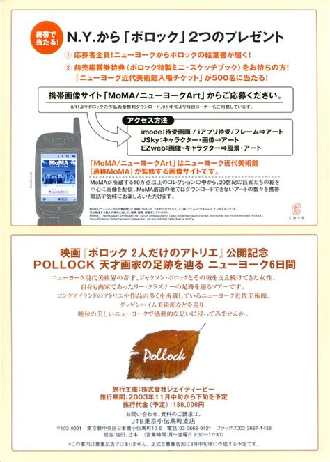 ポロック2人だけのアトリエ 映画チラシのデビッドさん