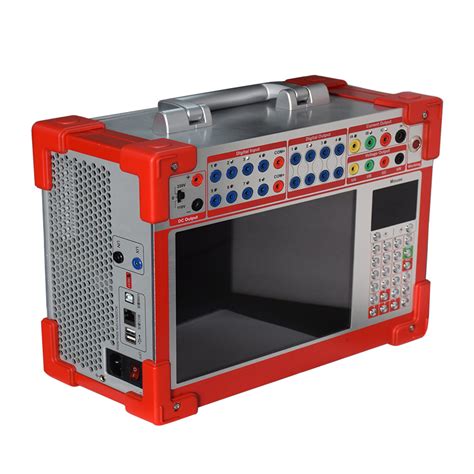 Portable Three Phase Relay Test Kit 3 Phase Relay Protection Analyzer Tester Relay Protection