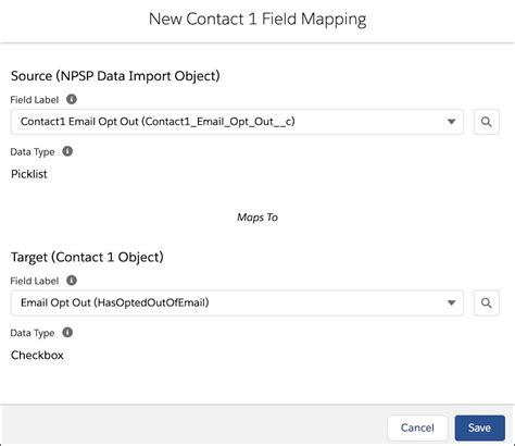 Map Standard And Custom Fields On A Standard Object Unit Salesforce
