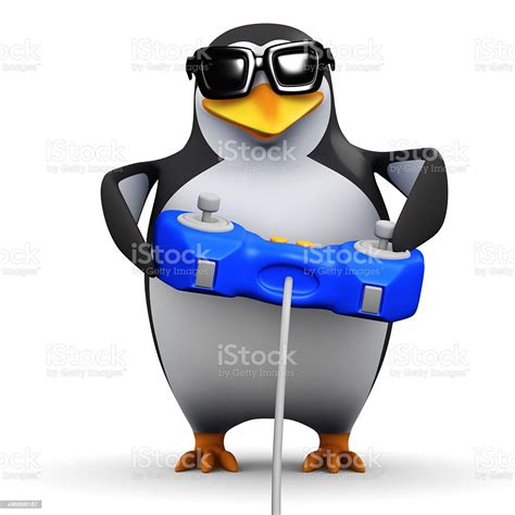 3 D 펭귄 동영상 및 게임 3차원 형태에 대한 스톡 사진 및 기타 이미지 3차원 형태 쿨한 태도 펭귄 Istock