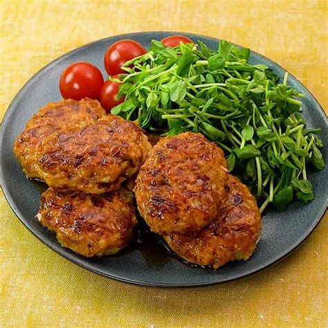 1食500kcal台でも大満足！ やわらかネギつくねの照り焼きのレシピ動画・作り方 デリッシュキッチン