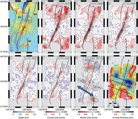 Comparison Of Bathymetry Velocity Structure And Crustal Thickness
