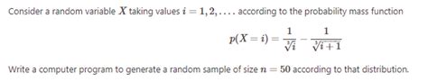 Solved Consider A Random Variable X Taking Values Chegg