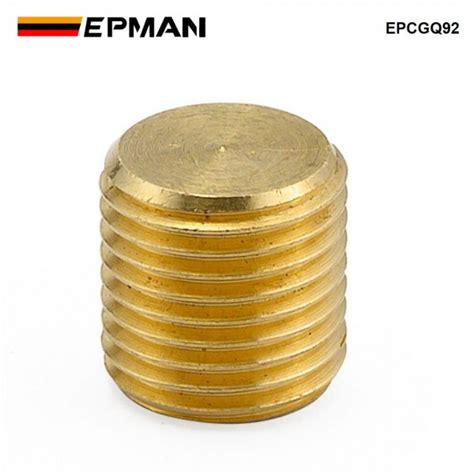 Epman Male M10 X 10 Metric Thread Brass Blanking Plug Cap Bung For Tight Secure And Leak Free