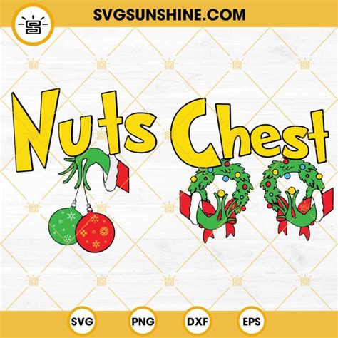 Chest Nuts Svg Christmas Couple Svg Funny Chritmas Svg Chest Svg