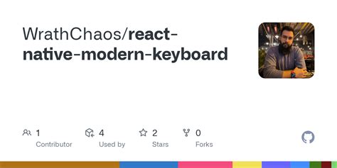 GitHub WrathChaos React Native Modern Keyboard