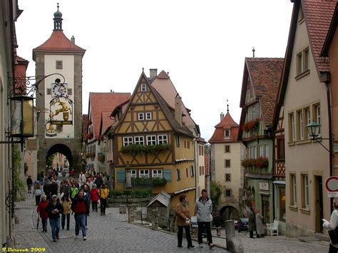 Rothenburg Ob Der Tauber 1085 Miles German Village Rothenburg