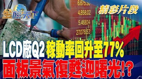 Lcd廠q2稼動率回升至77 面板景氣復甦迎曙光！？金臨天下20230509 Tvbsmoney Youtube