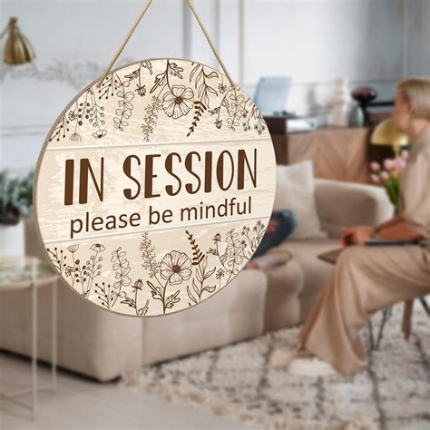 In Session Door Sign Do Not Disturb Sign In Session Sign For