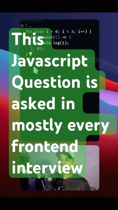 Tricky Javascript Interview Question By Frontend Master Javascript