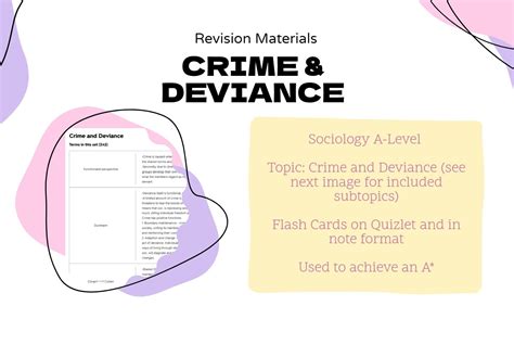 Aqa A Level Sociology Notes Crime And Deviance Artofit