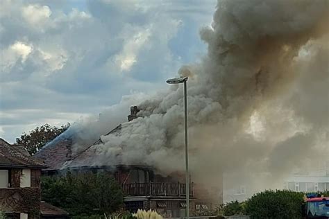 Man 72 Arrested After Firefighters Tackle Huge Blaze At New Forest