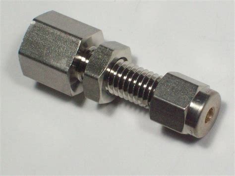 1 8 Npt Stainless Steel Bulkhead Fittings 1 Swagelok Stainless Steel