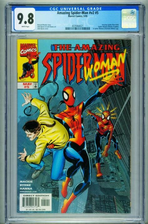 Amazing Spider Man V2 5 Cgc 98 1st Spider Woman Mattie Franklin