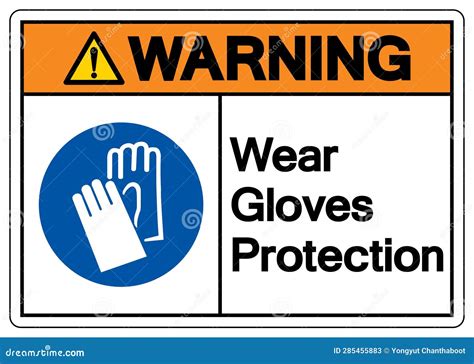 Warning Wear Face Mask Symbol Sign Vector Illustration Isolate On