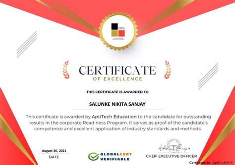 Nikita Salunke On Linkedin Aptitecheducation
