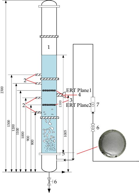 Experimental Device Diagram Of 90 Mm Bubble Column Download Scientific Diagram