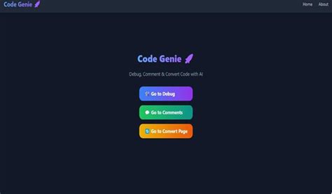 github rohansolanki619 code genie a chatbot based tool for coders