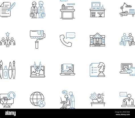 Nerking Event Line Icons Collection Nerking Connections Collaboration Professionalism