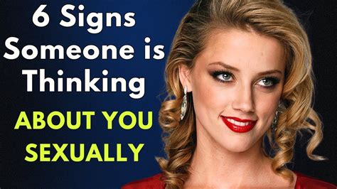 6 Signs Someone Is Thinking About You Sexually Relationship Psychology Youtube