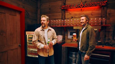 New Matt Damon David Beckham Stella Artois Ad Returns David And Dave