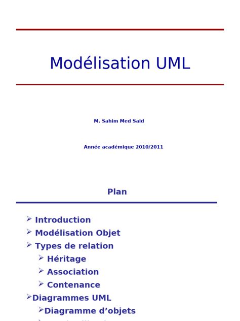 Cours Uml Pdf